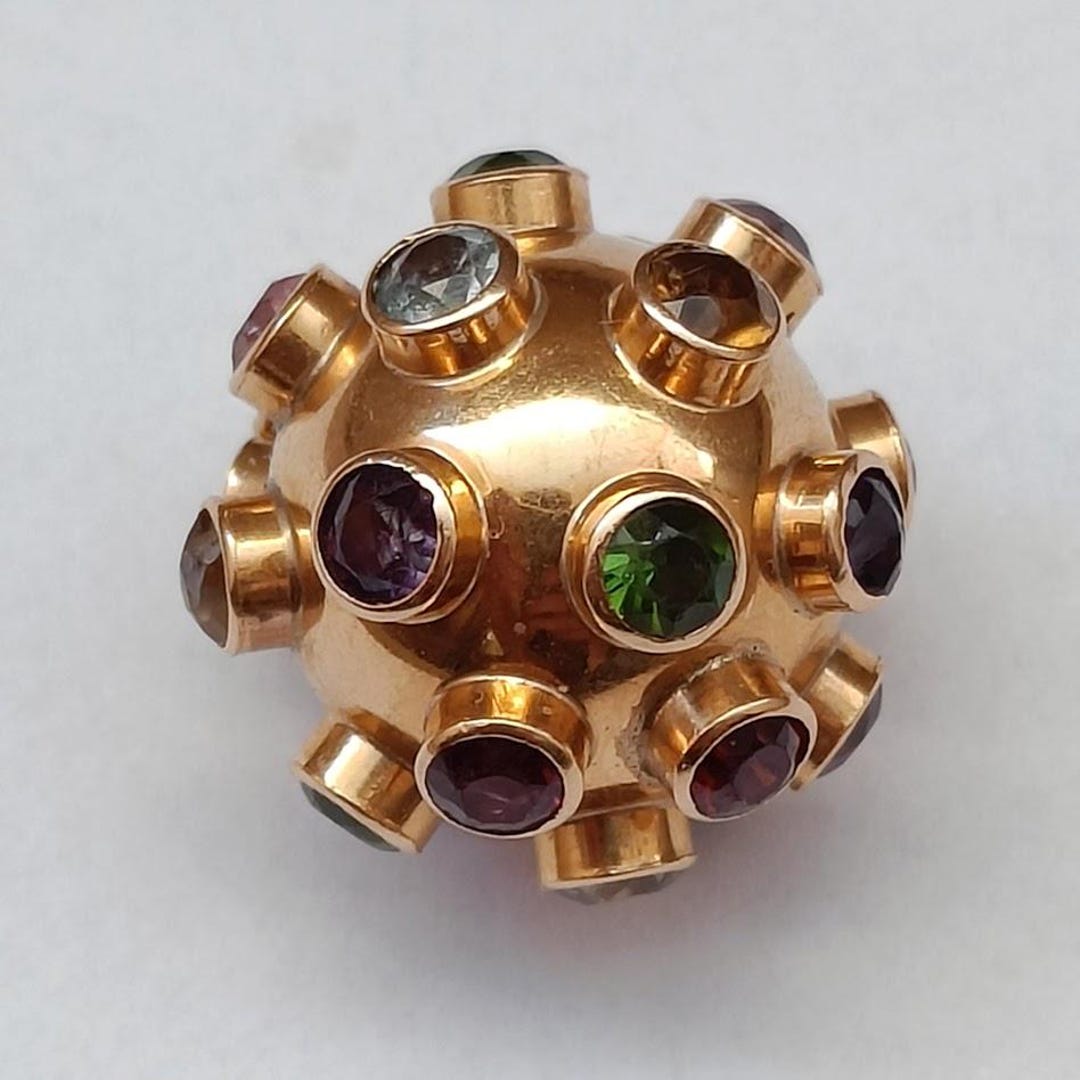 Sputnik Pendant 18k Gold - Etsy