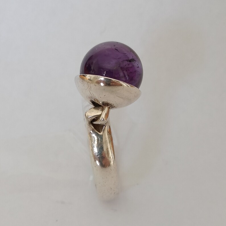 Georg Jensen Ring 473A With Amethyst Pendant Design by Regitze ...