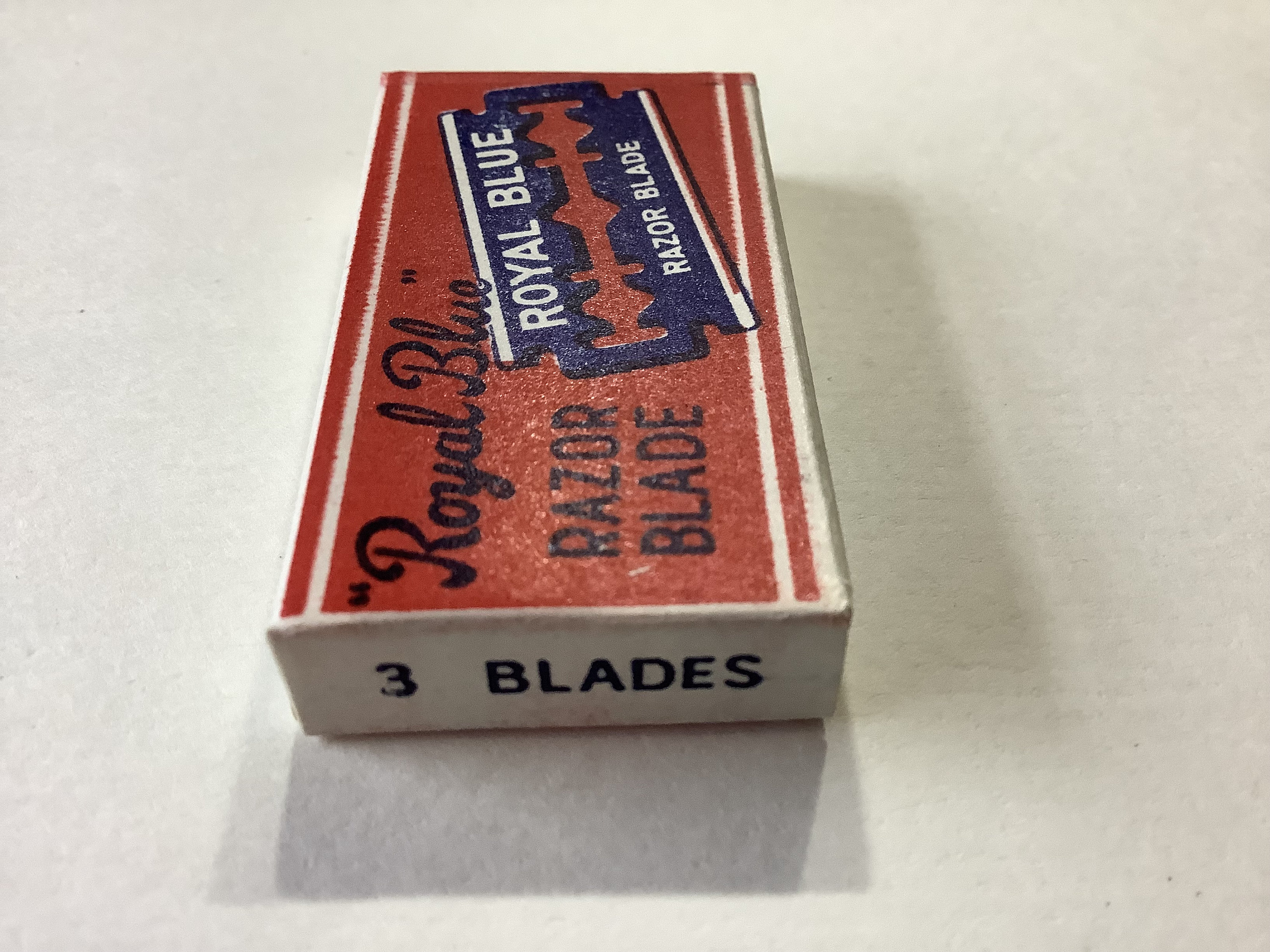 Vintage Razor Blades Full Box ' Royal Blue' Sealed Ireland - Etsy