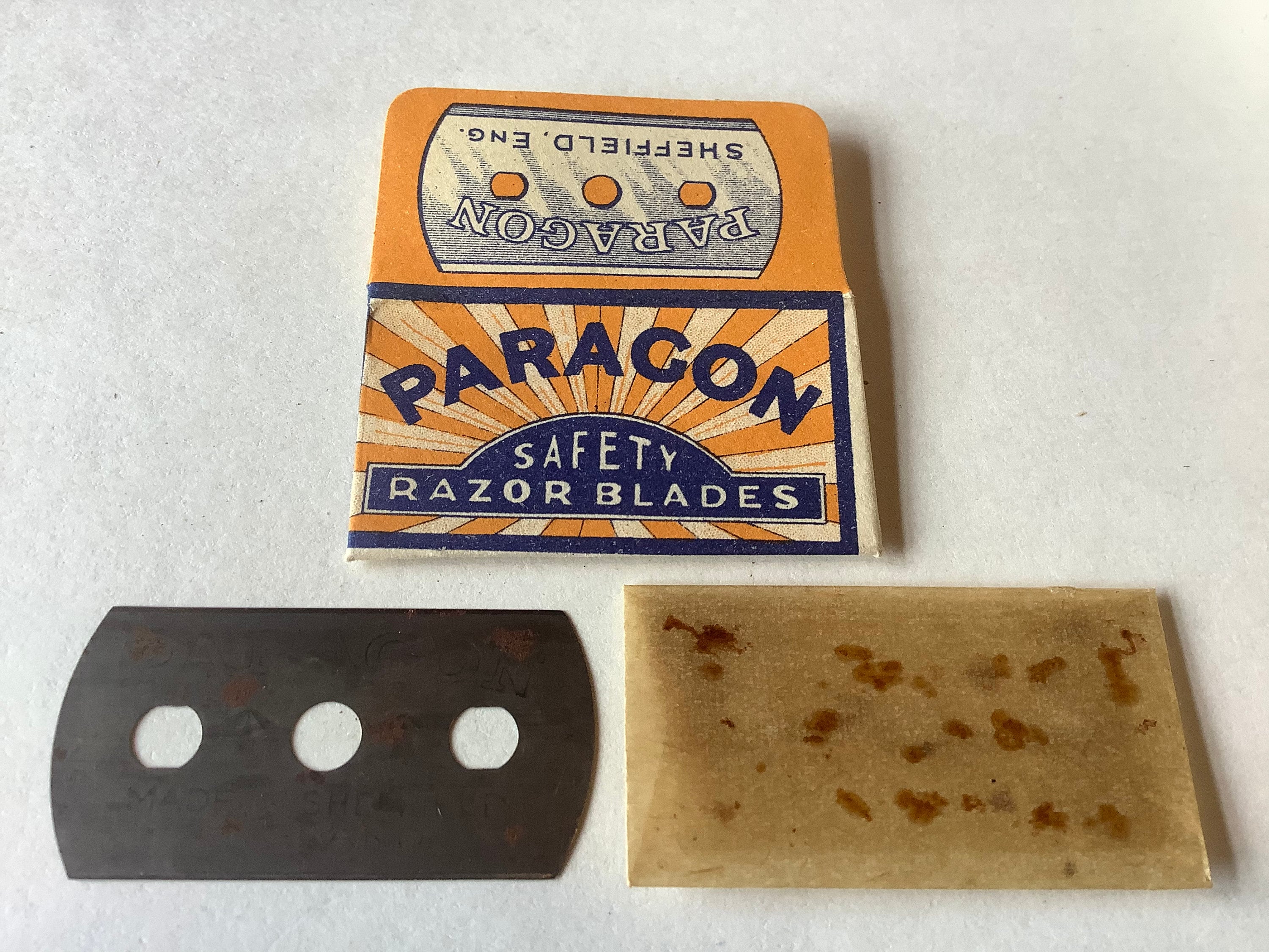 WW11 Escape Evasion Compass Razor Blade & Wrapper 'paragon' - Etsy
