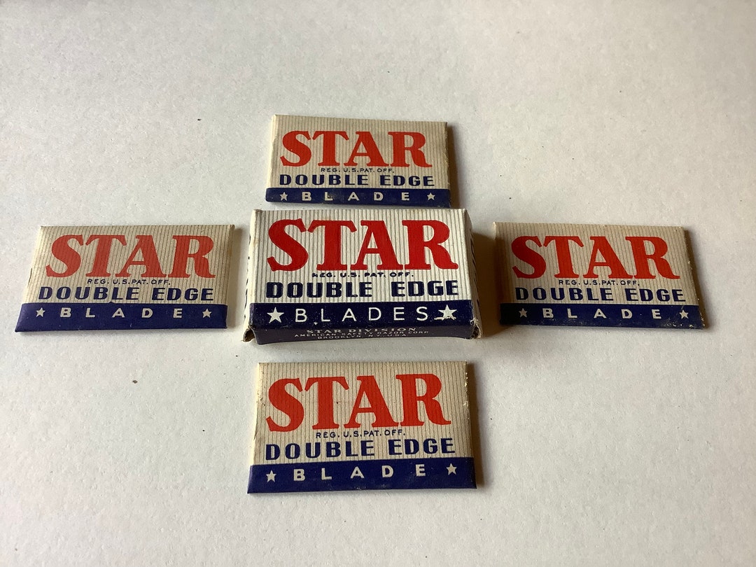 Vintage Razor Blades Full Box 'star' USA Made WW11 Era - Etsy