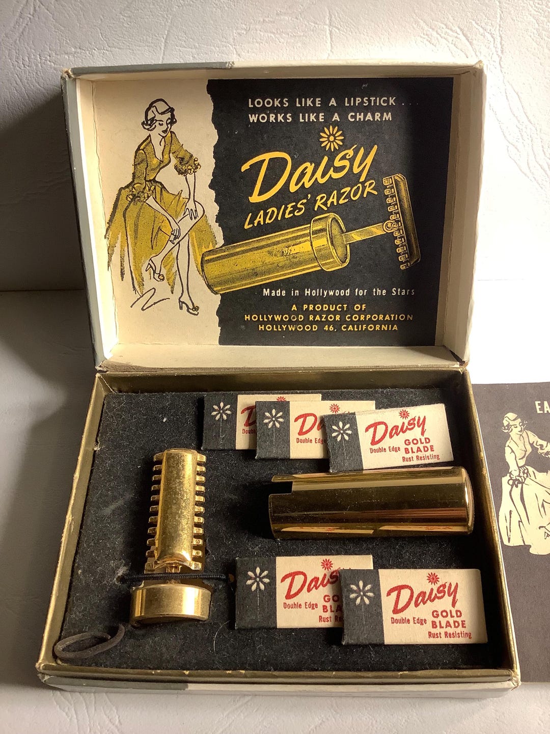 1940s Daisy Ladies' Safety Razor Set - Hollywood Razor Corp. - Etsy