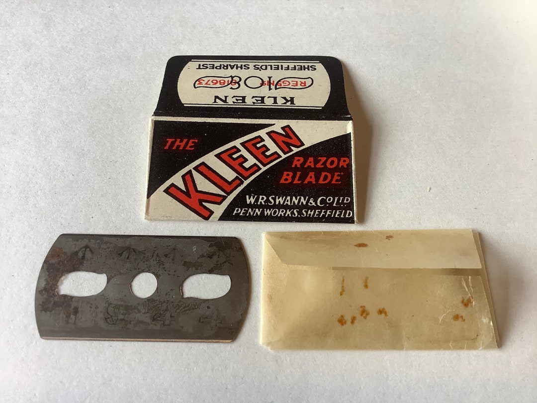 WW11 Escape Evasion Compass Razor Blade & Wrapper 'kleen' Dated 1944 - Etsy