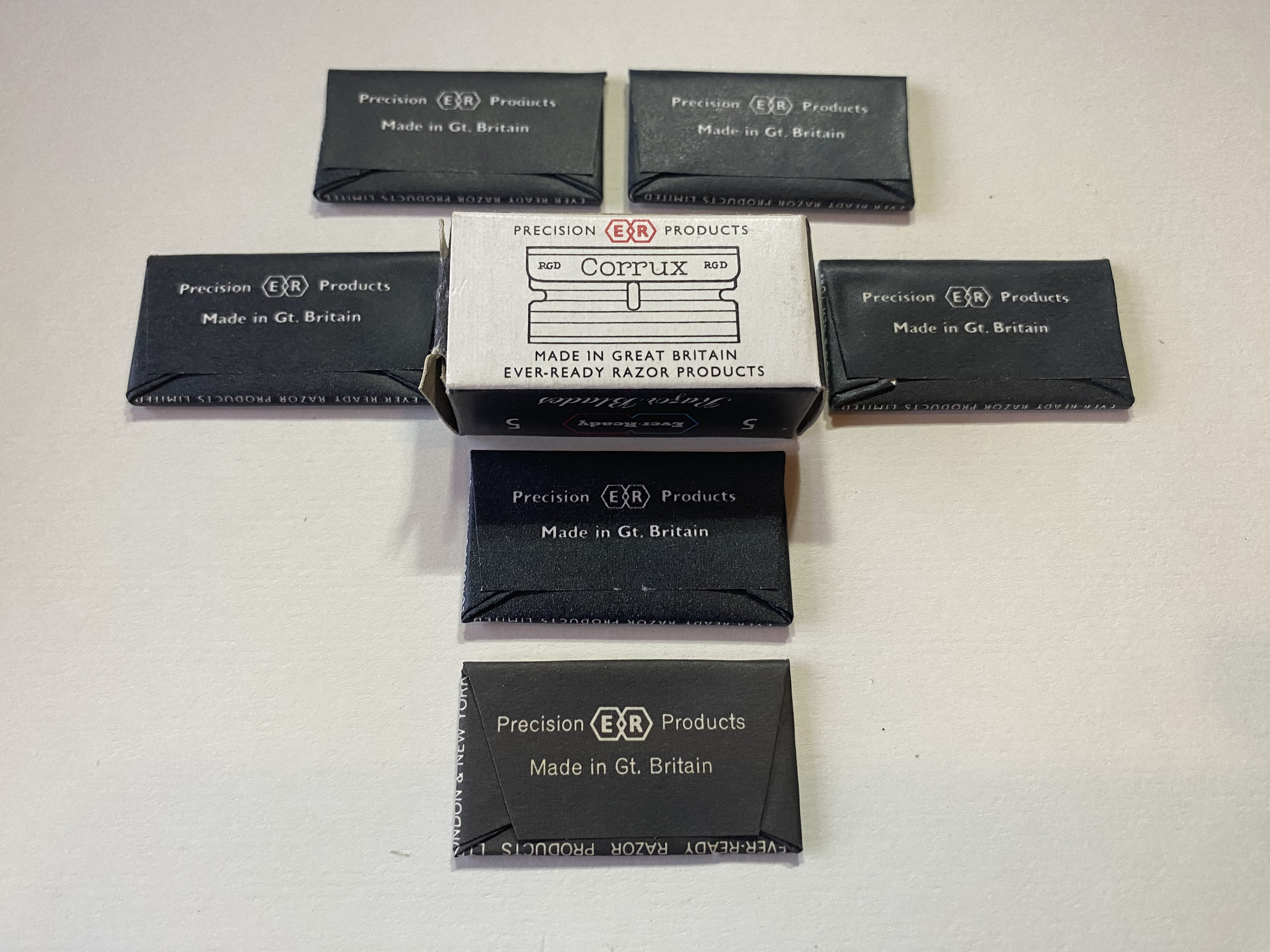 Vintage Razor Blades Full Box 'ever Ready' SE 5 Plus Free Sample ...