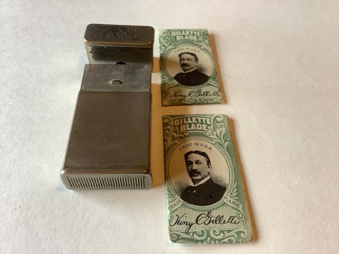 Early 20th C. Gillette Razor Blade Holder/vesta - Etsy UK