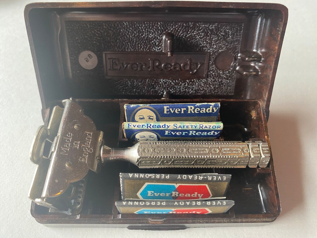 Vintage Bakelite Cased Ever Ready Safety Razor Set & Blades - Etsy Canada