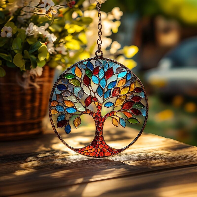 Tree of Life Suncatcher - Etsy