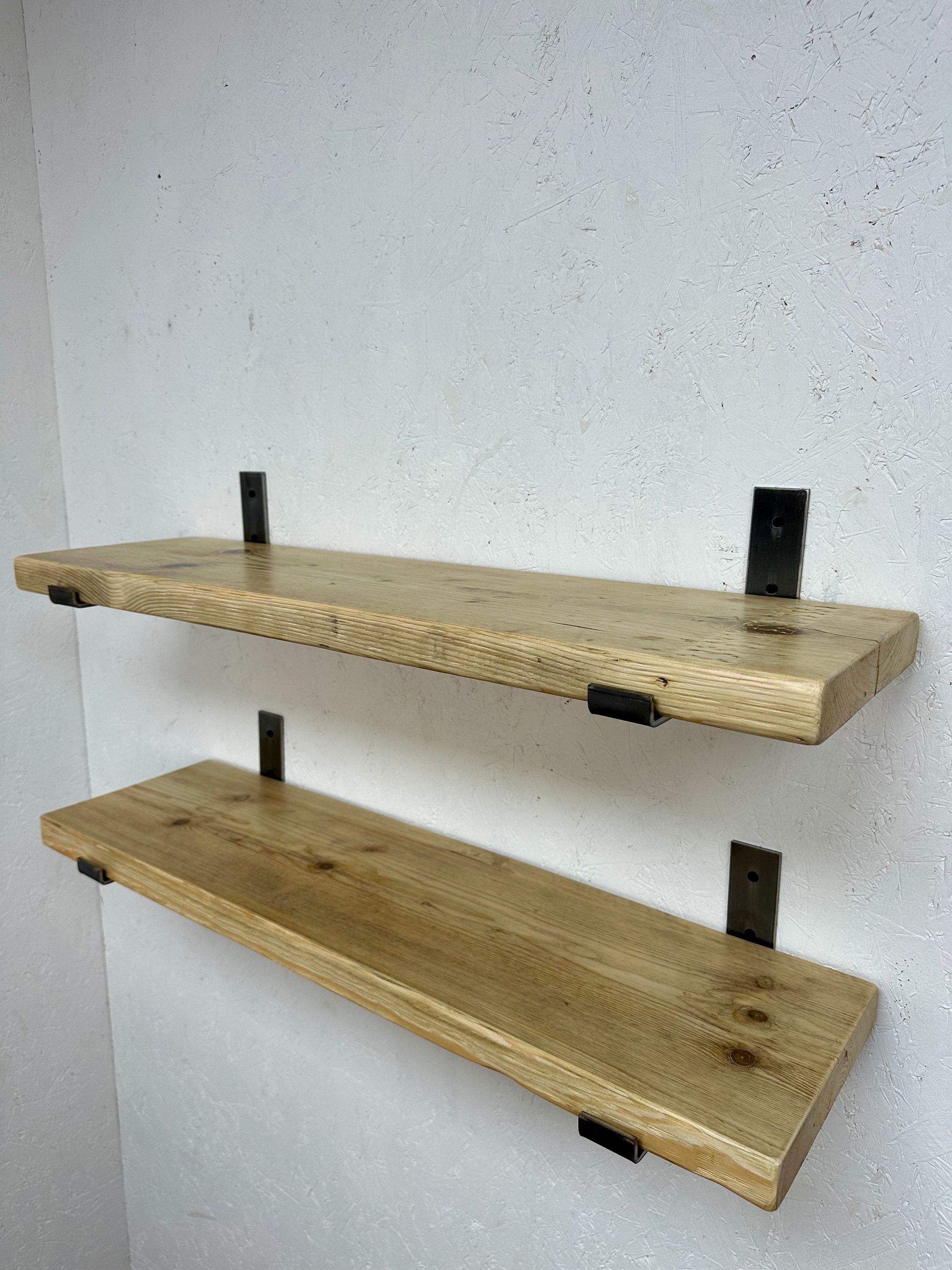Reclaimed Scaffold Board Shelf for Kitchen or Bathroom Storage 220mm ...