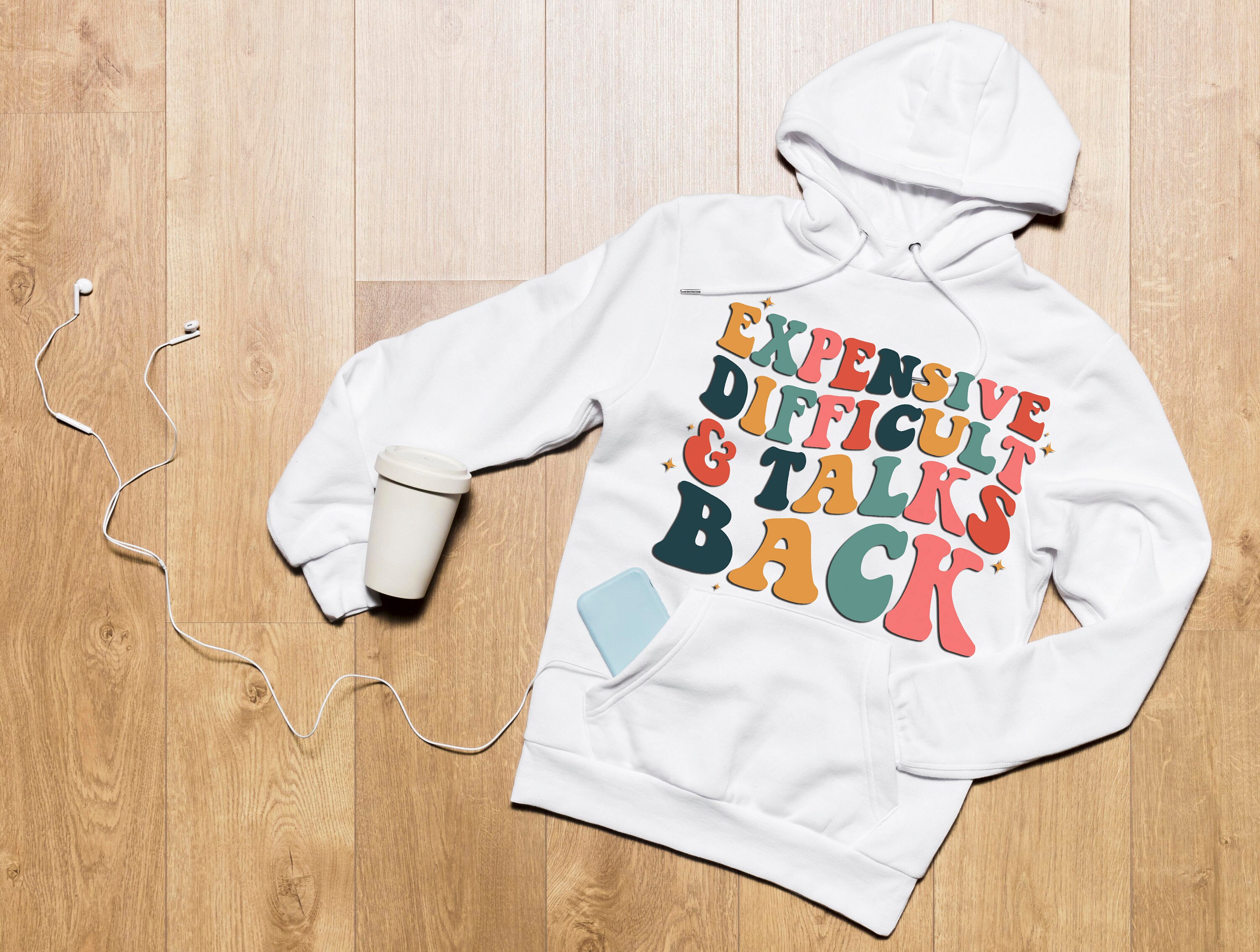 Expensive Difficult and Talks Back Svg Wavy Svg Wavy Text - Etsy