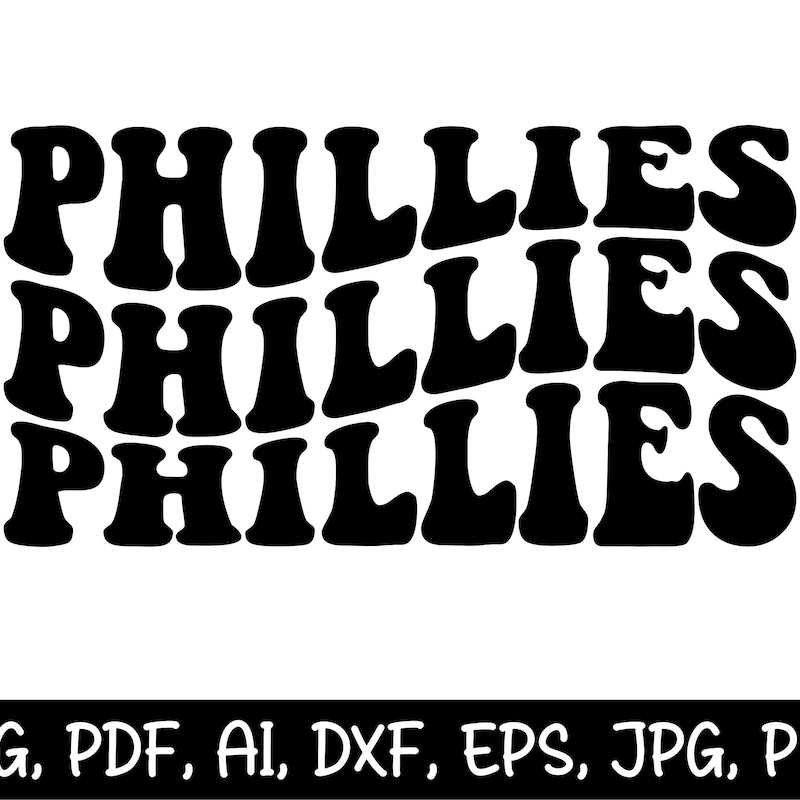 Phillies Svg - Etsy