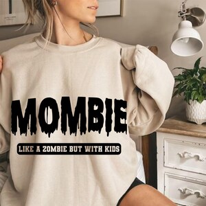 Mombie Mom Halloween SVG PNG, Funny Halloween Svg, Mom Life Svg, Spooky ...
