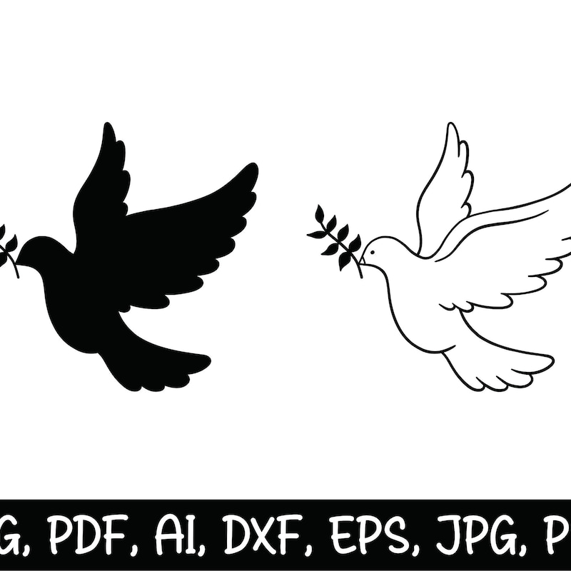 Dove Svg - Etsy