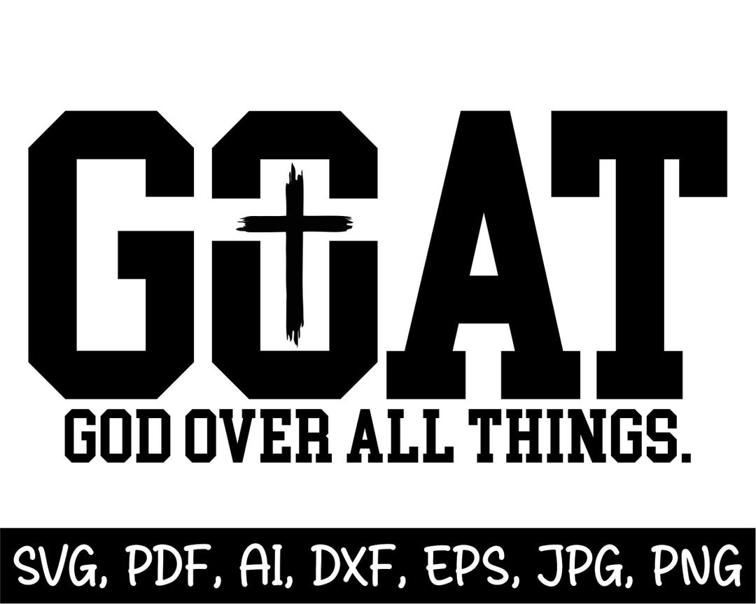 Goat Overall Things Svg, Christian Svg, Cross Jesus Svg, Bible Verse ...