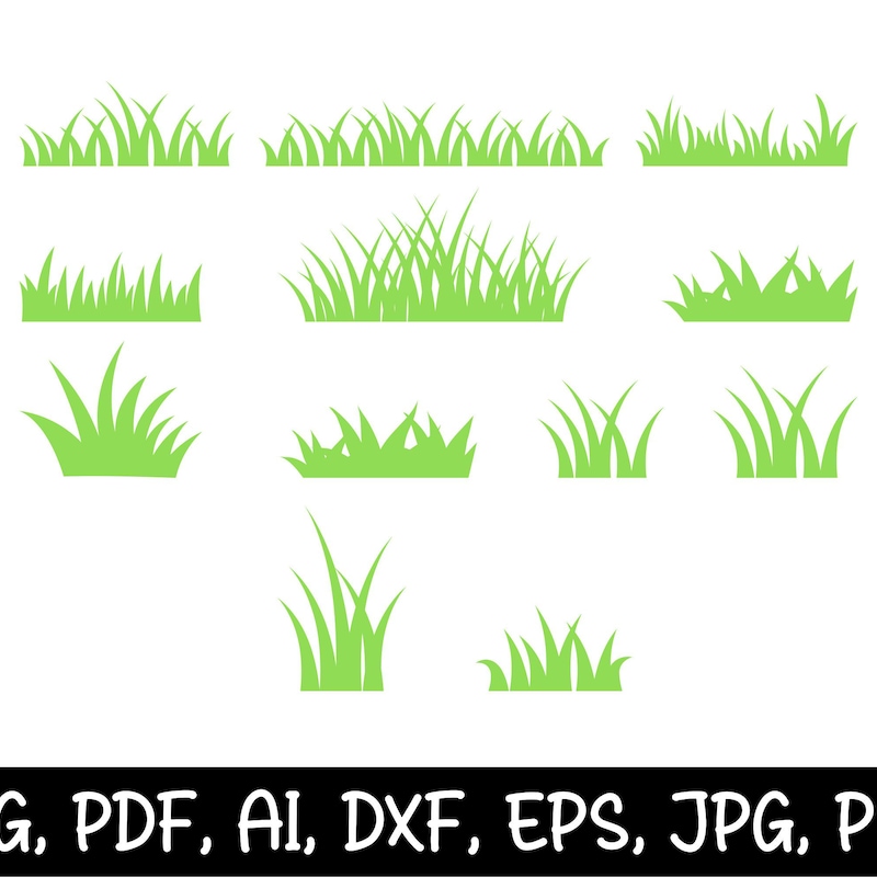 Grass Svg - Etsy