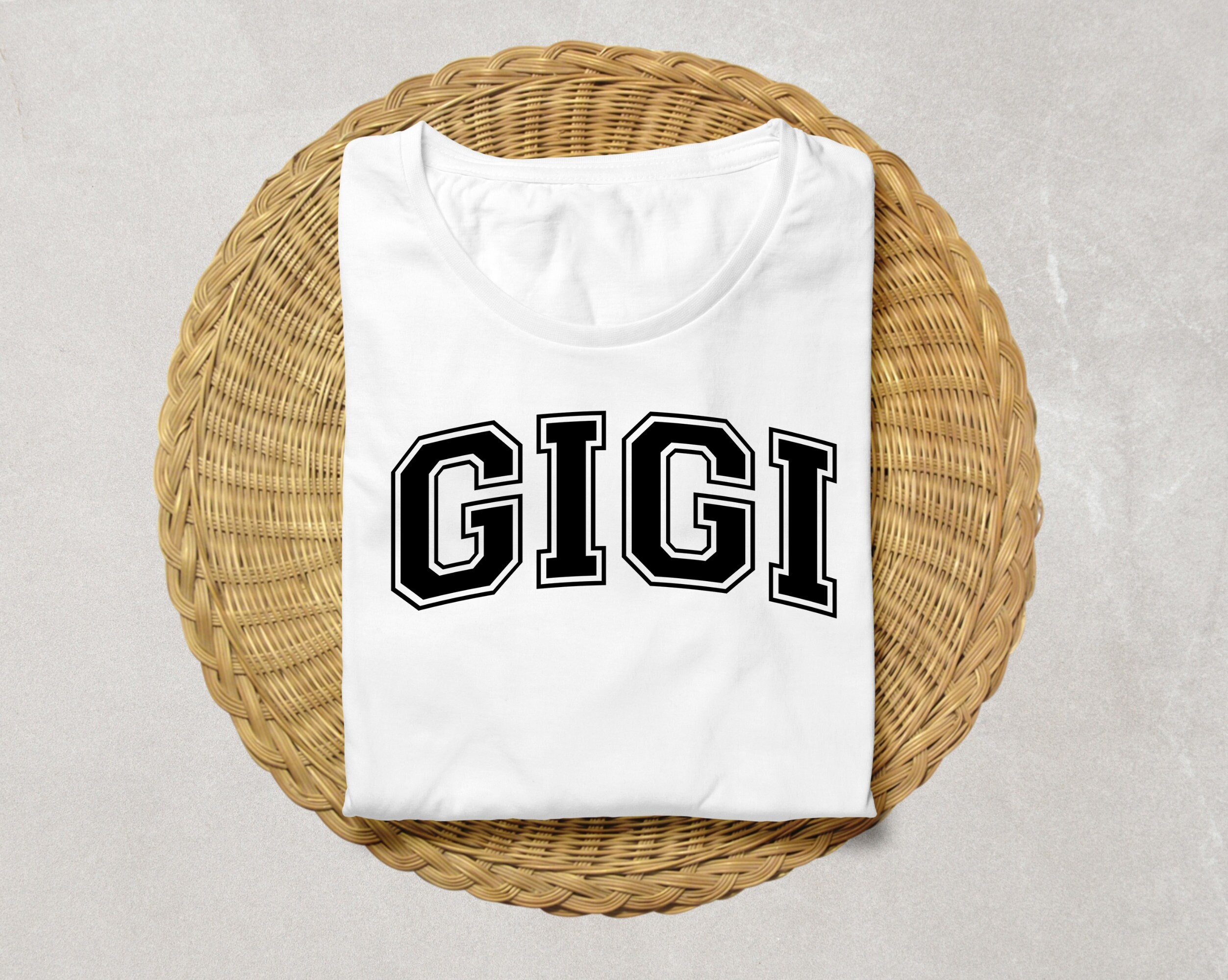 Gigi Svg, Gigi Varsity Arched Svg, Nana Svg, Grandma Svg, Funny T Shirt ...
