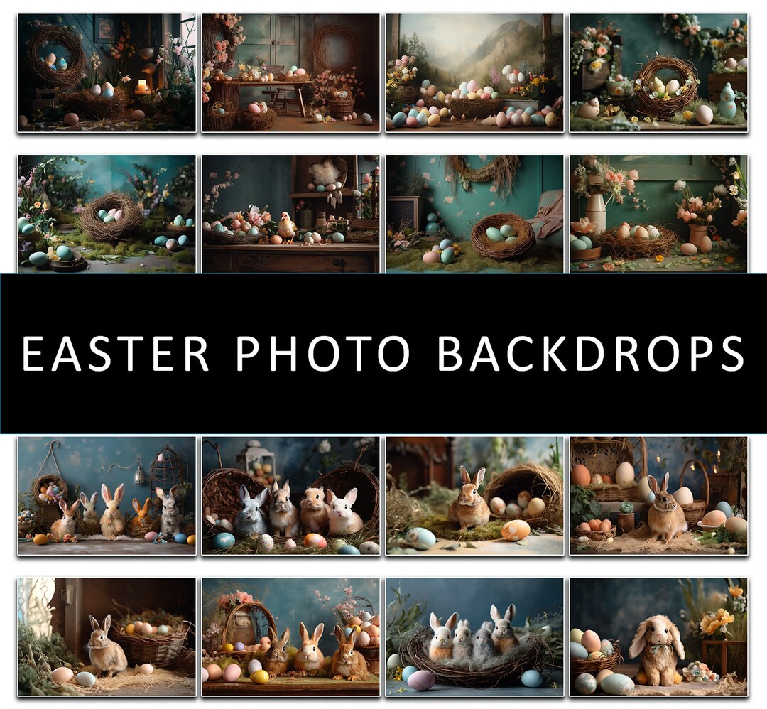 16 Easter Photo Backdrops - Etsy