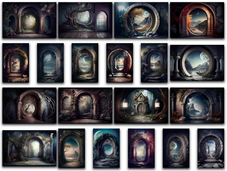 20x Fantasy Backdrops - Etsy