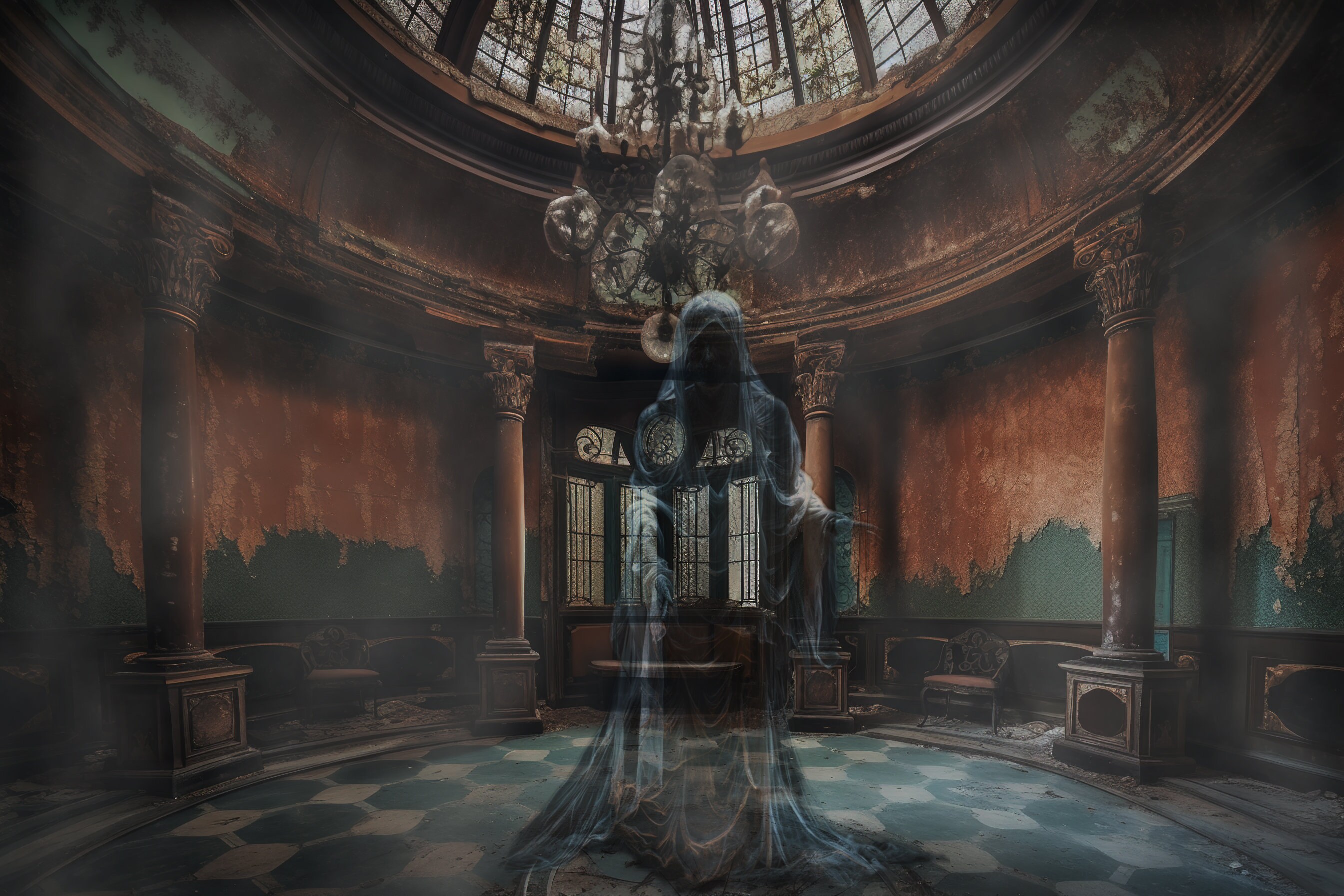 20 Haunted Mansion Backdrops - Etsy