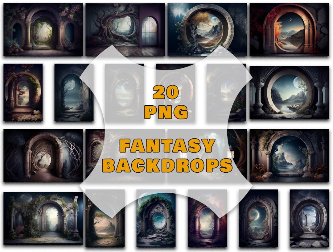 20x Fantasy Backdrops - Etsy
