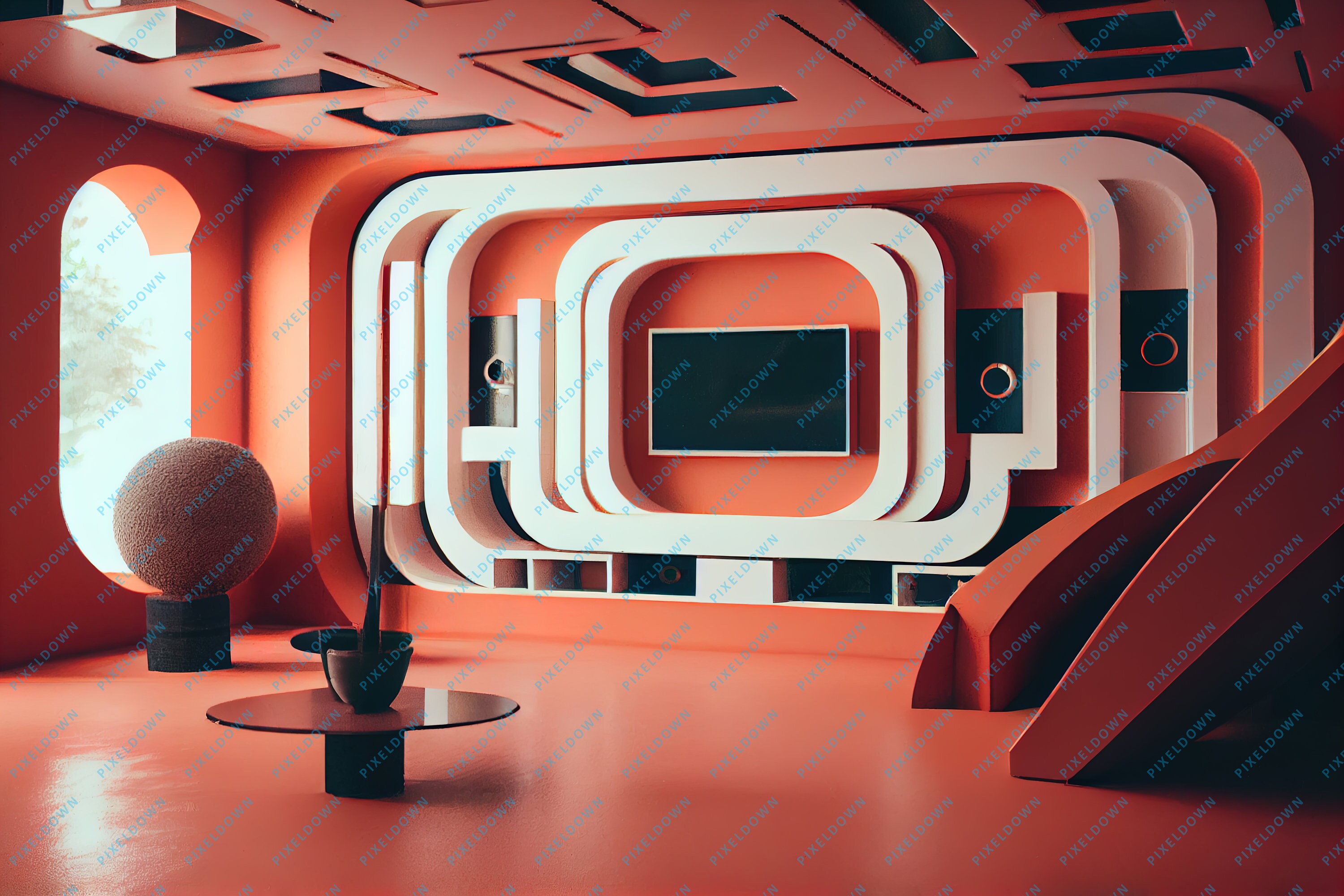 16 Retro-futuristic Backdrops - Etsy