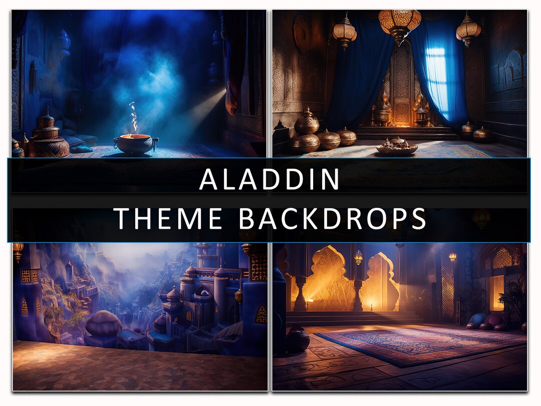 Aladdin Theme Backdrops - Etsy