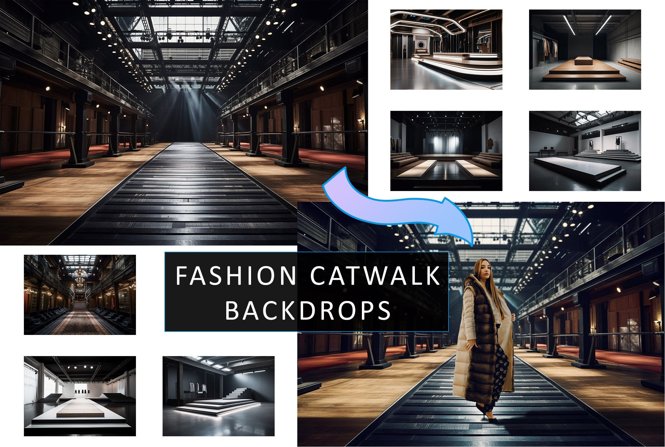 23 Fashion Catwalk Backdrops - Etsy