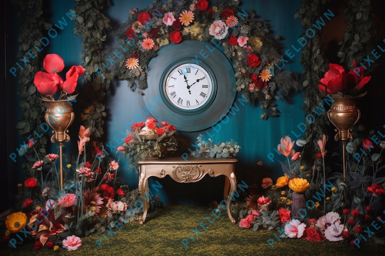 Alice in Wonderland Theme Backdrops - Etsy