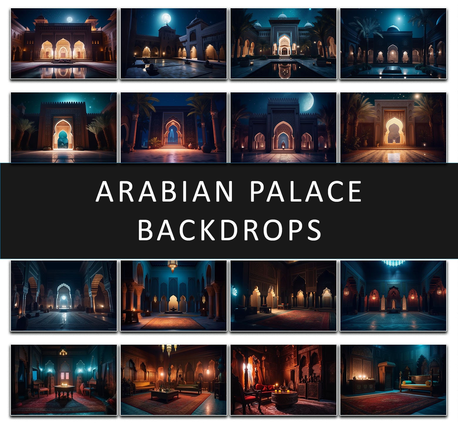 Arabian Palace Theme Backdrops - Etsy