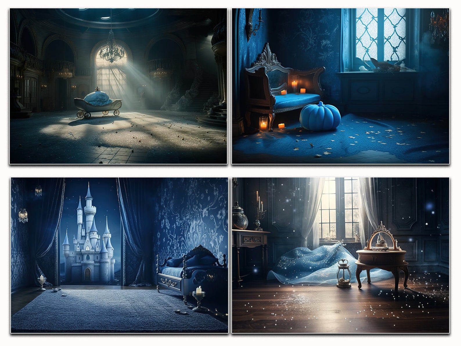 Cinderella Theme Backdrops - Etsy
