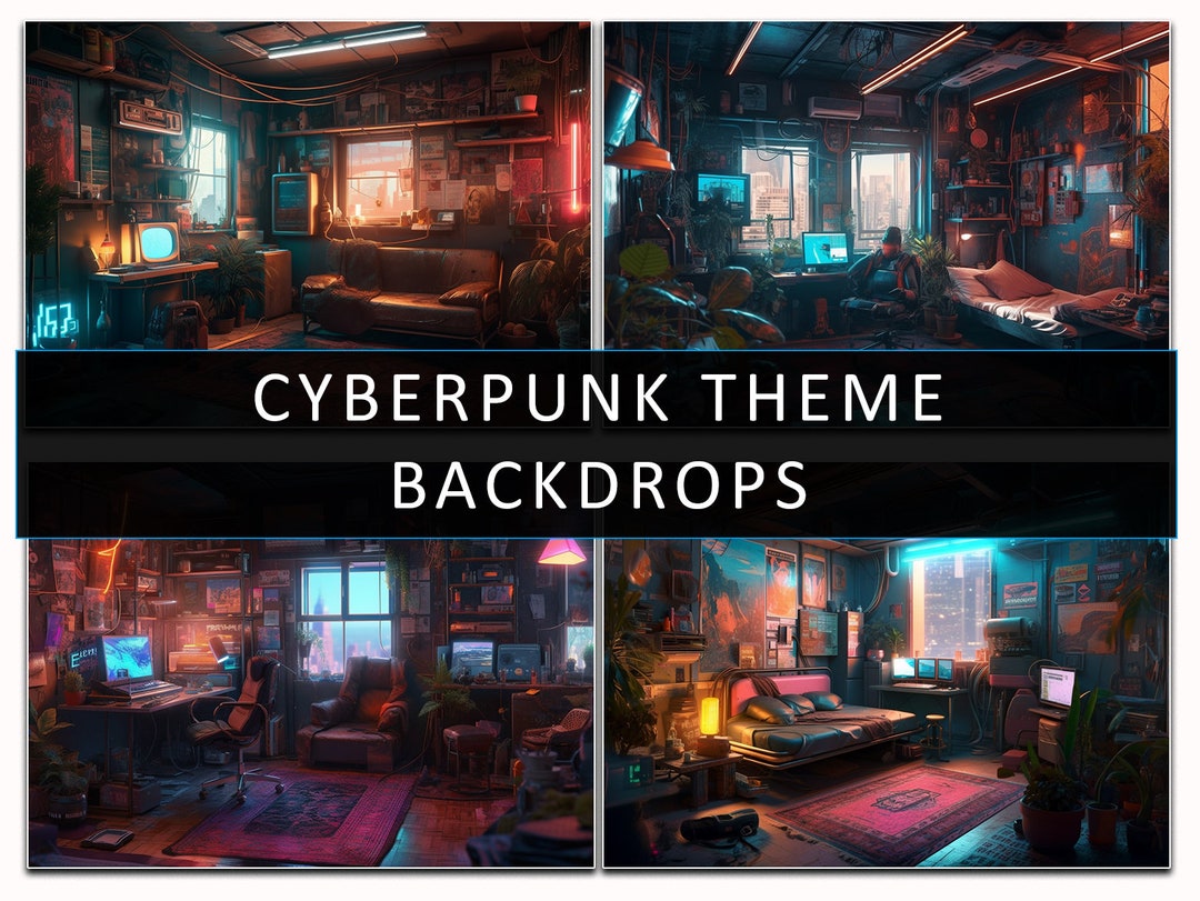 24 Cyberpunk Photography Backdrops - Etsy