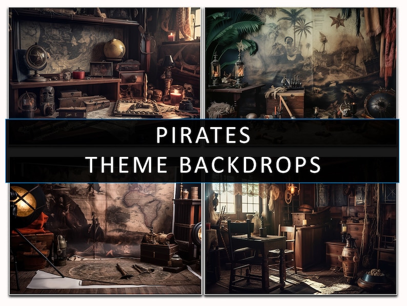 Pirates Theme Backdrops - Etsy