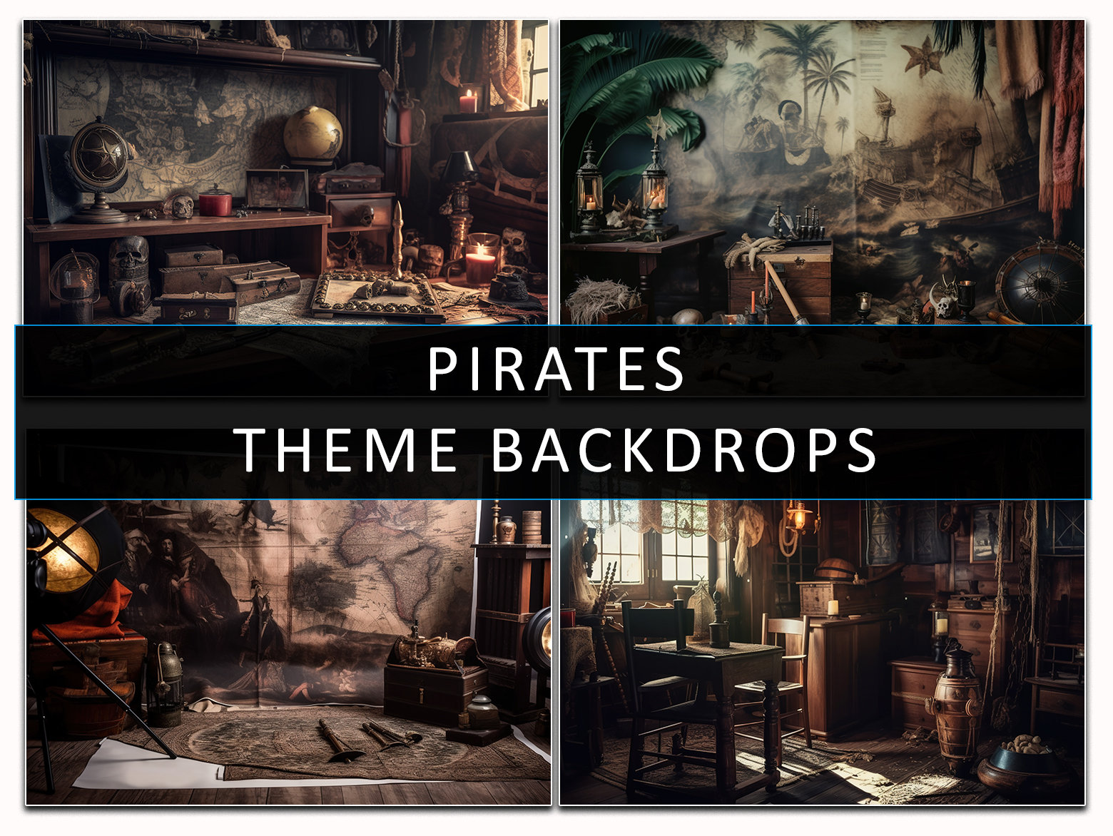 Pirates Theme Backdrops - Etsy