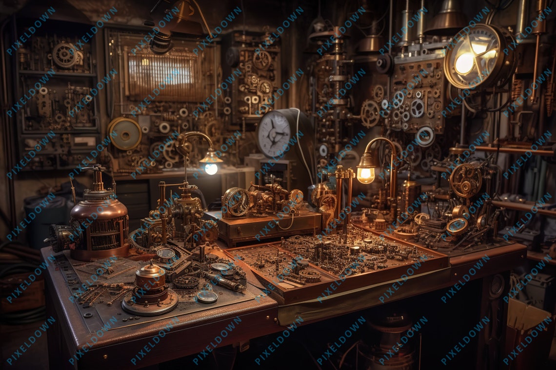 20 Steampunk Photography Backdrops - Etsy