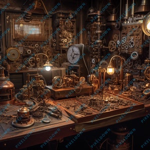 20 Steampunk Photography Backdrops - Etsy