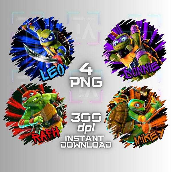 Printable Tmnt - Etsy