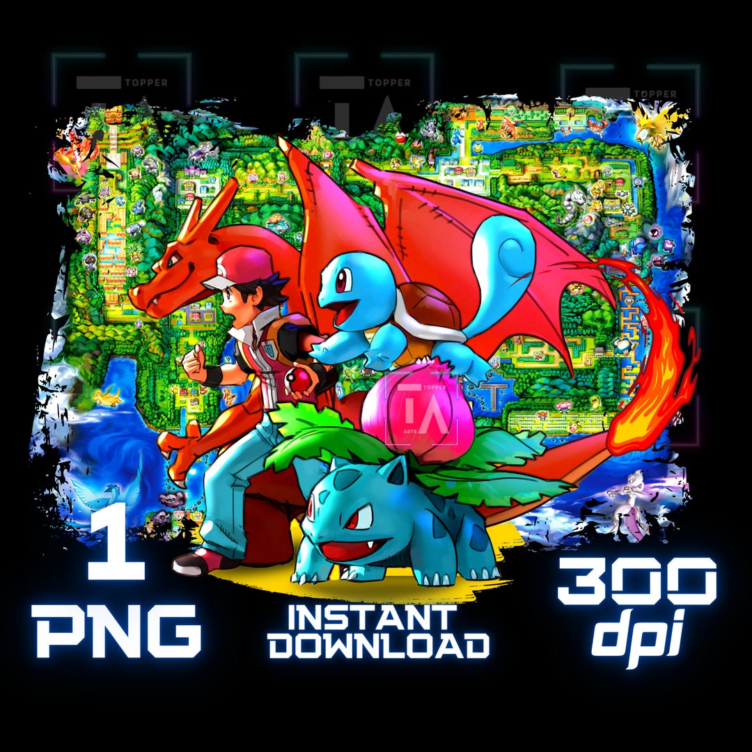 Pokemon PNG Pokemon Clipart Transparent Images Printable - Etsy Australia