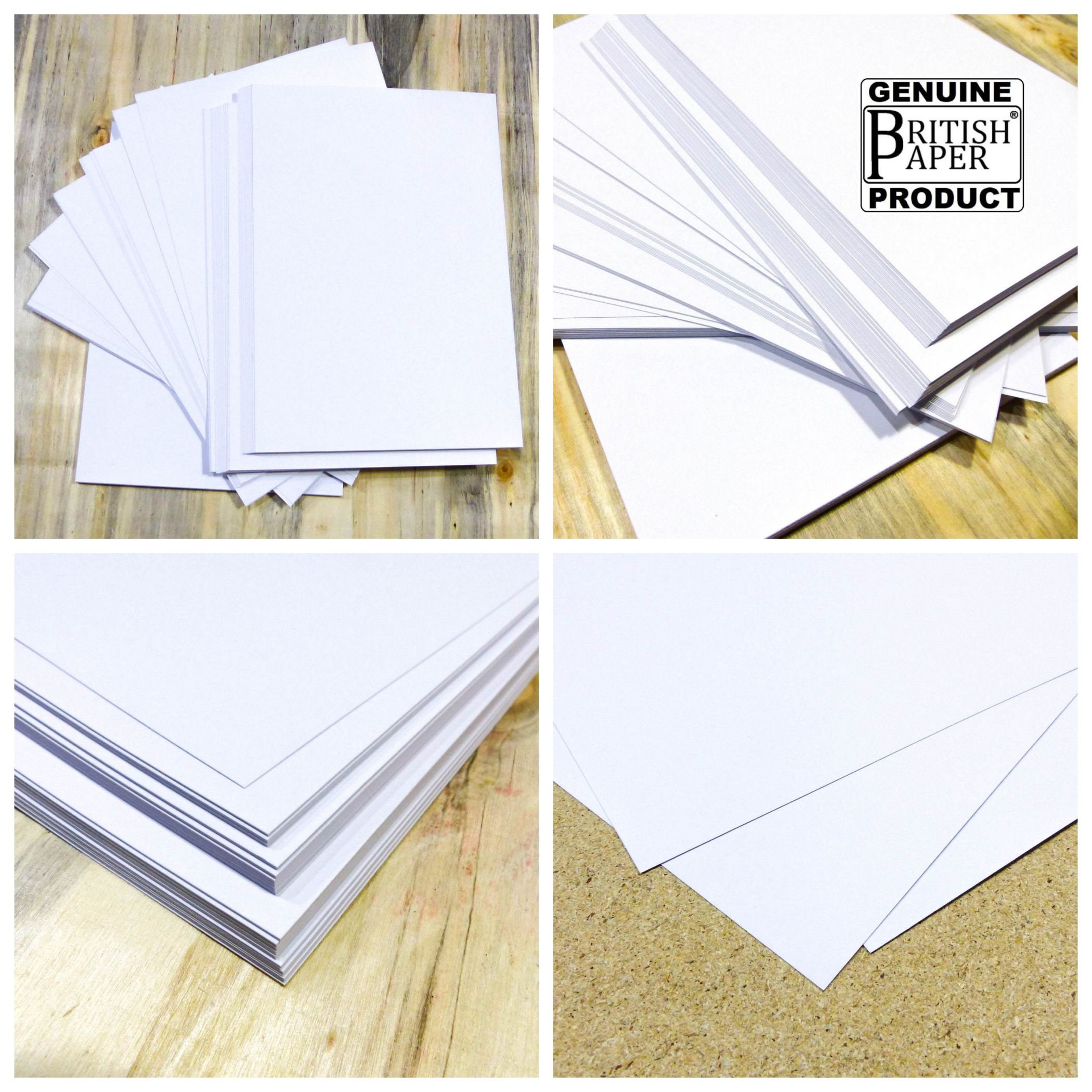 170gsm White Cardstock Paper: Printer, Copier, Crafts - A2 A3 A4 A5 A6 ...