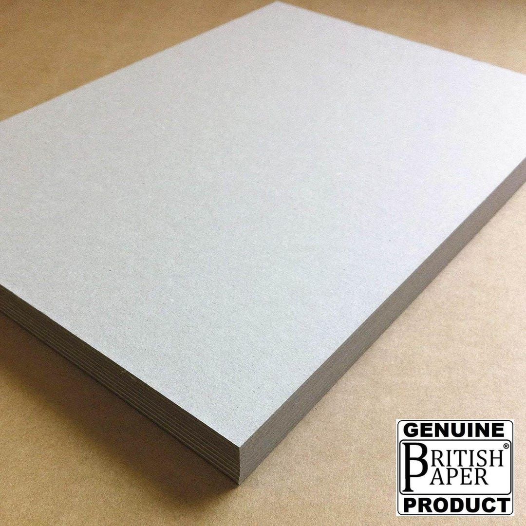 Greyboard A2 A3 A4 A5 A6 Grey 1mm Thick Backing Board Card Mount ...
