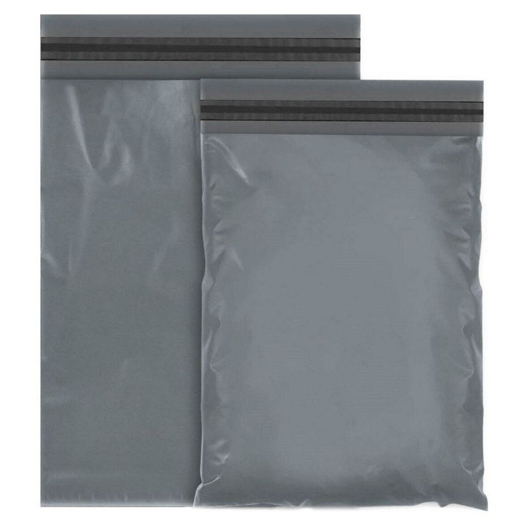 Grey Poly Mailing Postage Parcel Bags: Mixed Sizes, Waterproof, Tear ...