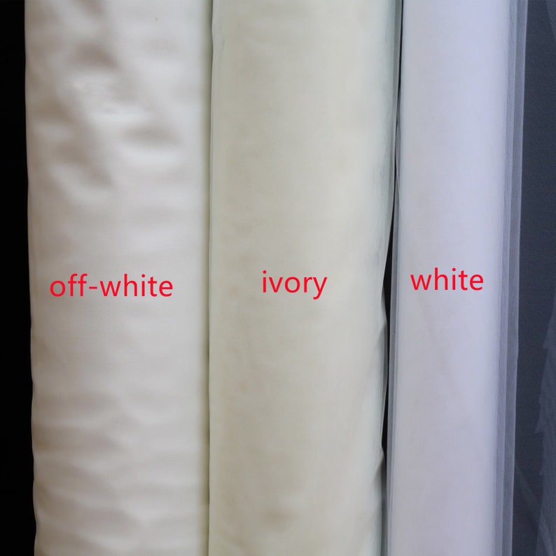 Elegant Satin-trim Bridal Veil - Classic 150cm Width, High-quality ...