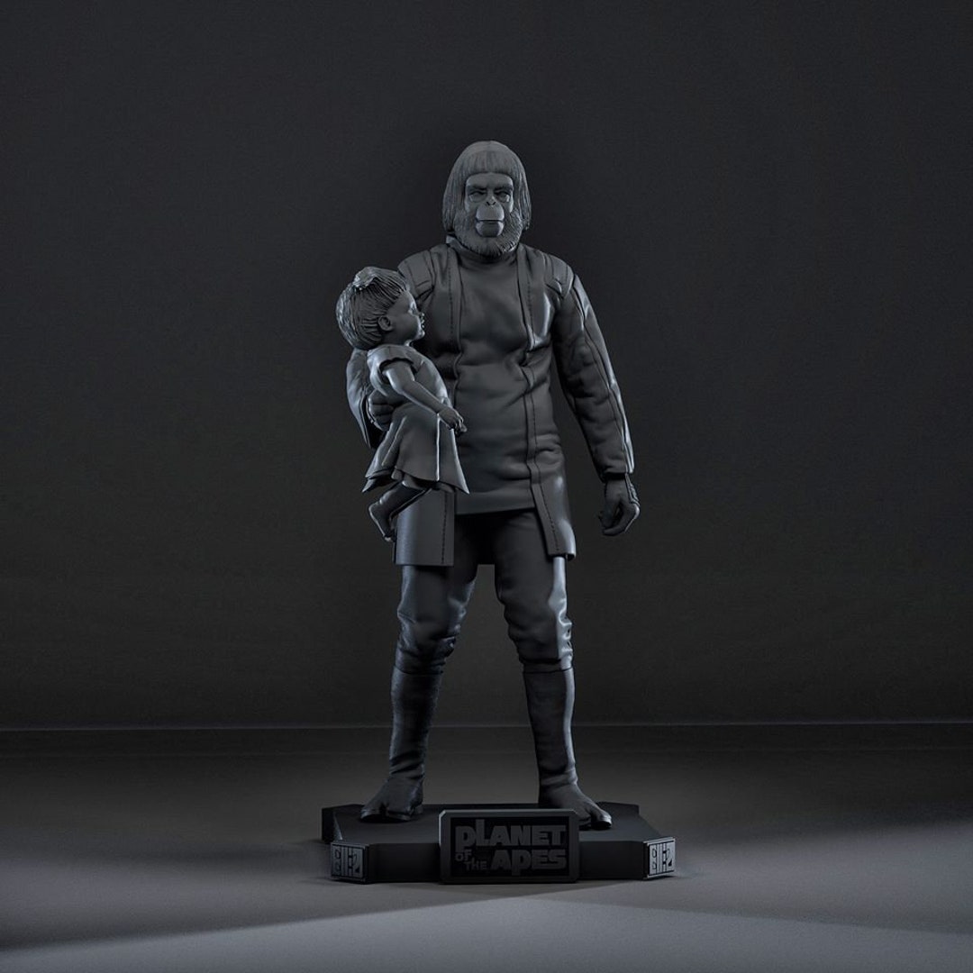 Doctor Zaius Stl , 3D Stl File, Planet of Apes Stl, Movie STL ...