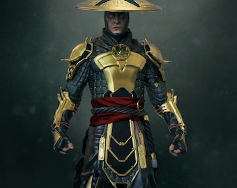 Ninja Straw Hat Bamboo Costume Raiden Sedge Douli Cosplay Sound Reactive HUBOPTIC Gear Customization Ledgears190001 Etsy