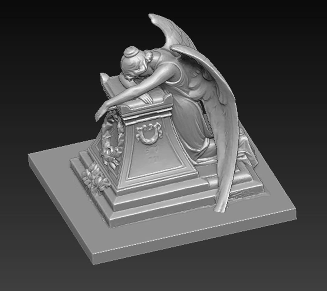 Angel Stl, Fallen Angel Stl, 3D Stl File, Instantly Download Stl, High ...