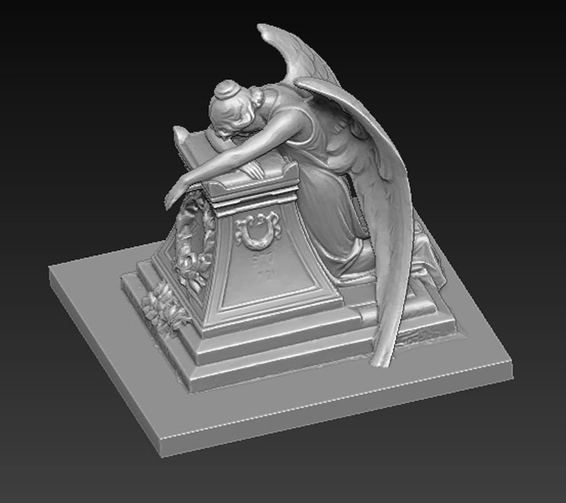 Angel Stl, Fallen Angel Stl, 3D Stl File, Instantly Download Stl, High ...
