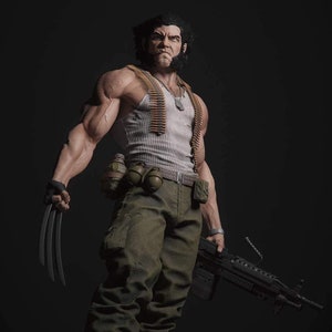 Logan Soldier Stl , Wolverine Figure 3D Stl File, Instantly Download ...