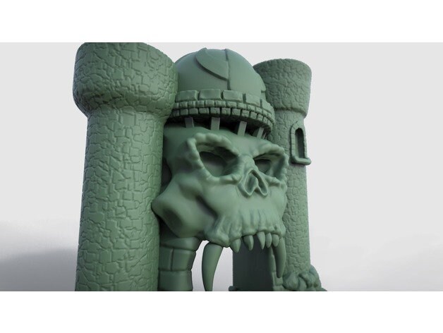 Skull Castle Stl , 3D Stl File, Castle Stl, Movie STL, Instantly ...