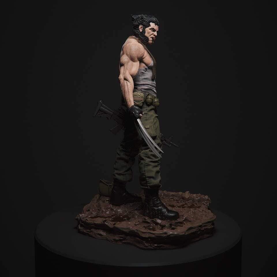 Logan Soldier Stl , Wolverine Figure 3D Stl File, Instantly Download ...