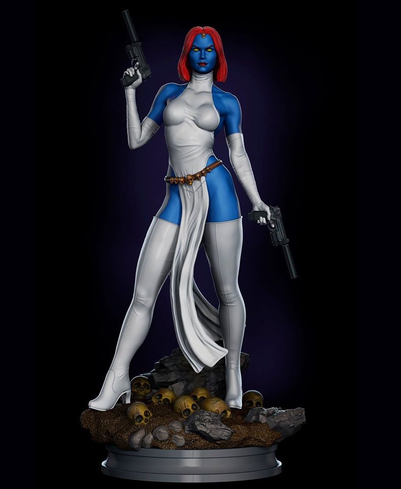 Mystique Stl , X-men Figure 3D Stl File, DC Universe Stl, Instantly Download Stl, High Quality ...