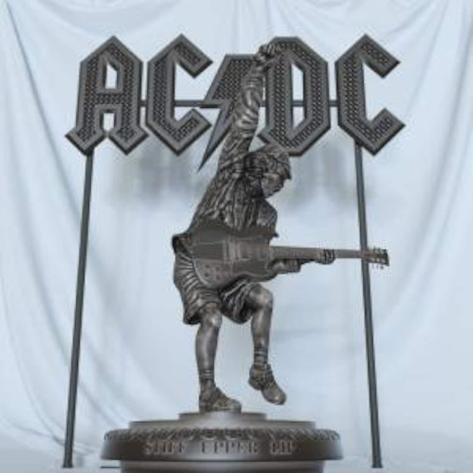 AC DC Stl , 3D Stl File, ACDC Thunder Stl, Instantly Download Stl - Etsy