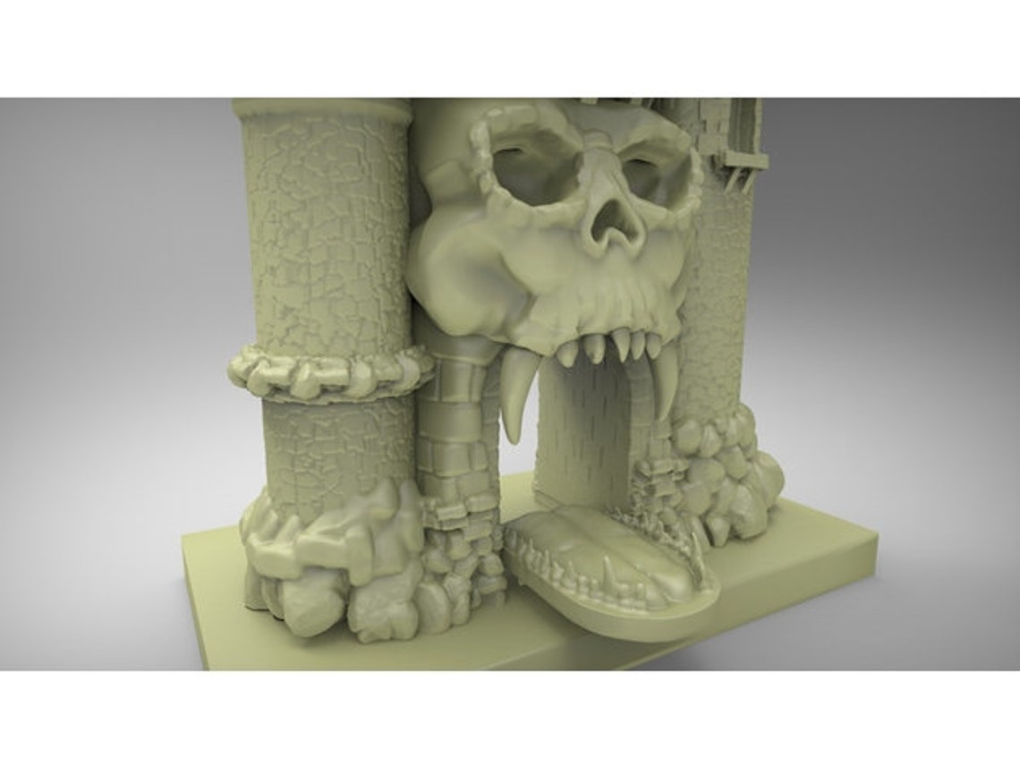 Skull Castle Stl , 3D Stl File, Castle Stl, Movie STL, Instantly ...